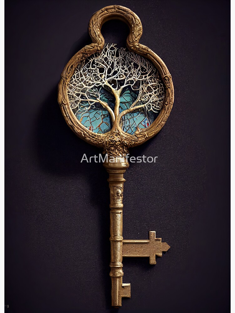 "Tree Key" Sticker for Sale by ArtManifestor | Redbubble