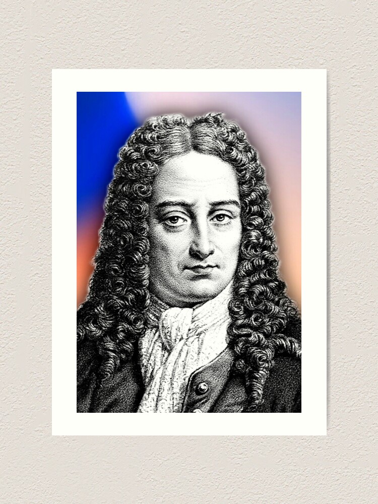 "Leibniz Artwork | Leibniz Portrait | Leibniz Wall Art " Art Print for ...