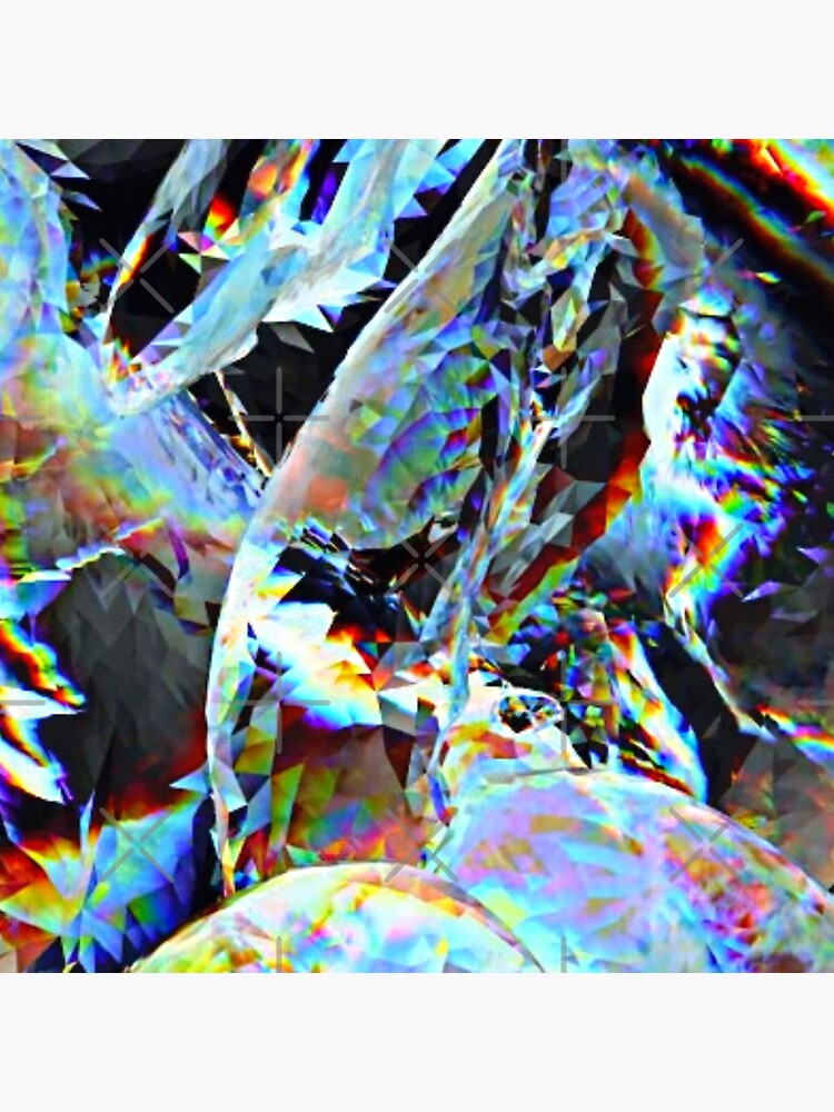 "Crystals | Trippy Art | Stoked Up Art" Sticker for Sale by StokedUpArt ...