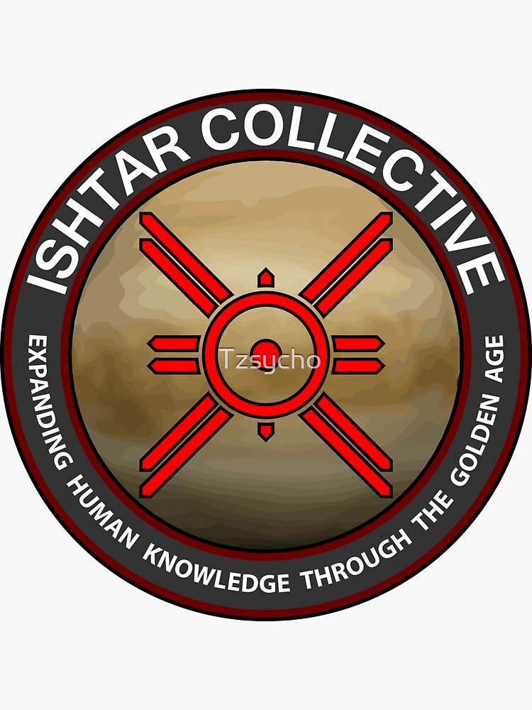 "Ishtar " Sticker for Sale by Tzsycho | Redbubble