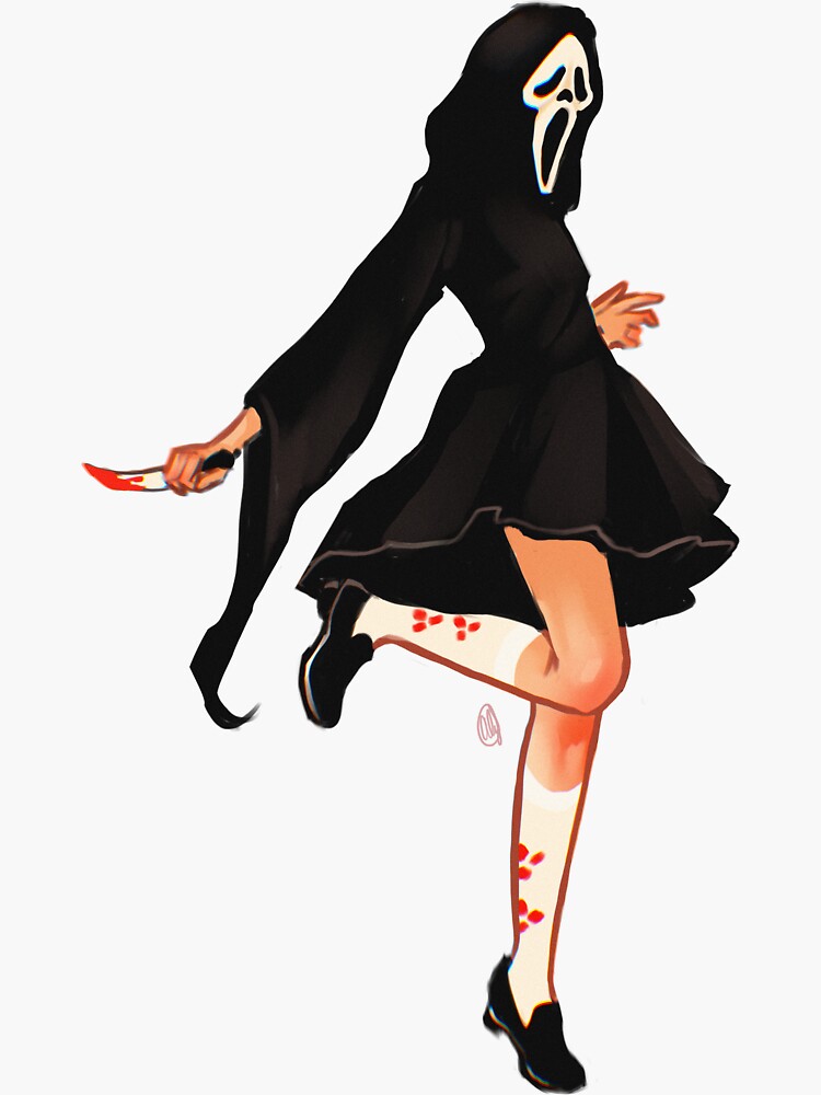 "UwU Ghostface" Sticker for Sale by alymaren | Redbubble