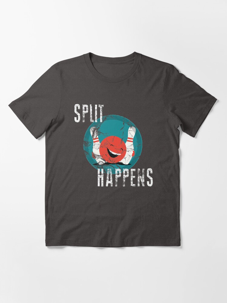 "Split Happens Bowling Team T-Shirt" T-shirt for Sale by Soulfire86 ...