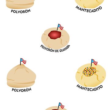 Lámina artística con la obra «Polvorones Boricuas Galletas Puerto Rico ...