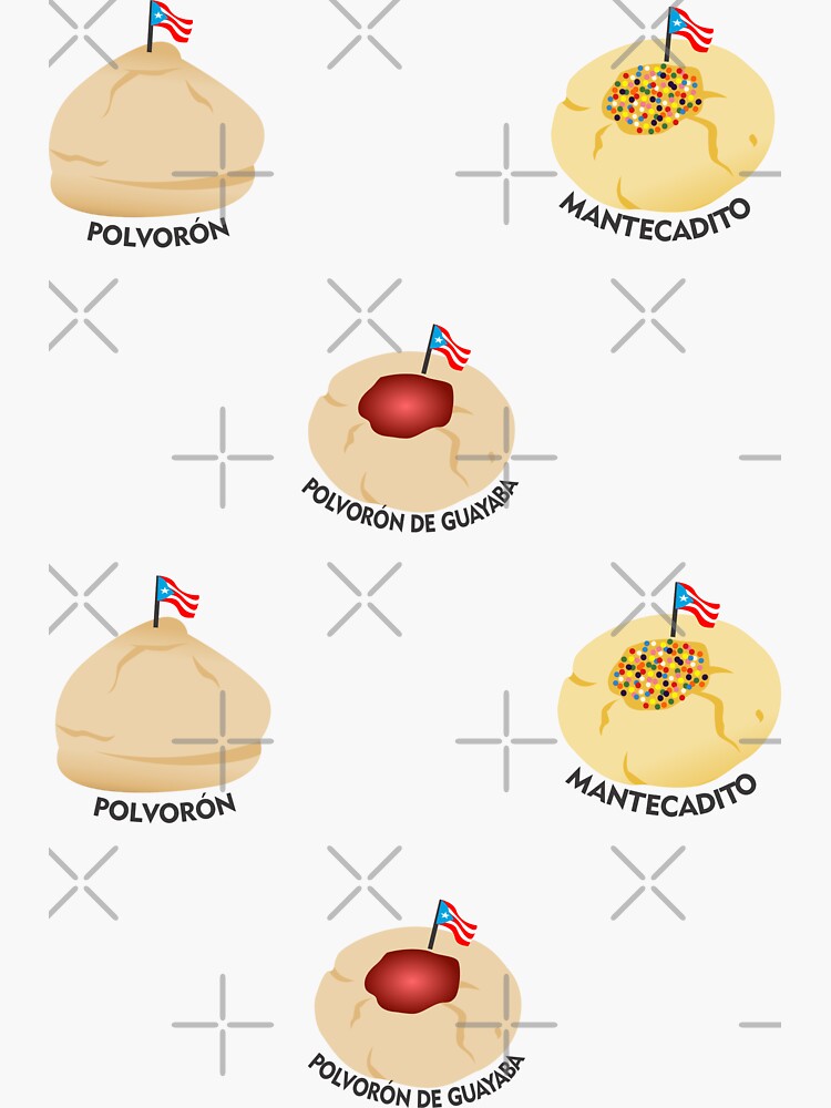 "Puerto Rican Polvorones Boricua Butter Cookies Guava Shortbread ...