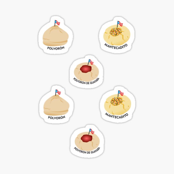 "Puerto Rican Polvorones Boricua Butter Cookies Guava Shortbread ...