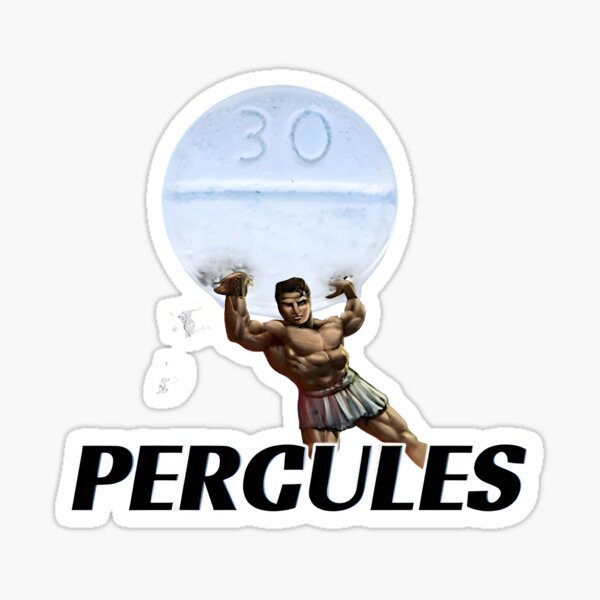 "Percules Funny Sarcastic Hercules Meme" Sticker for Sale by big12tee ...