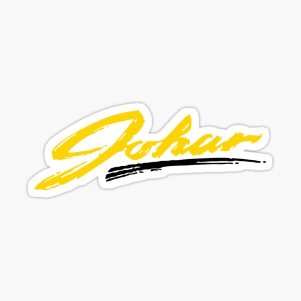 "JOHAR racing YELLOW/BLACK- Old School BMX" Sticker for Sale by ...