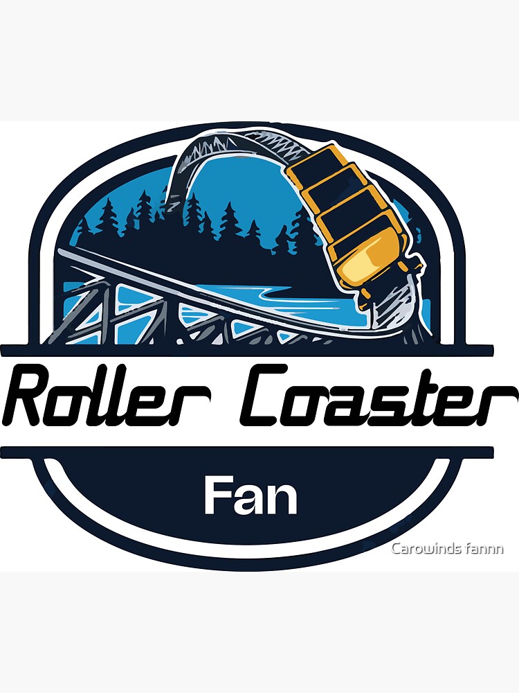 " Roller Coaster Fan" Sticker for Sale by rifat710 | Redbubble