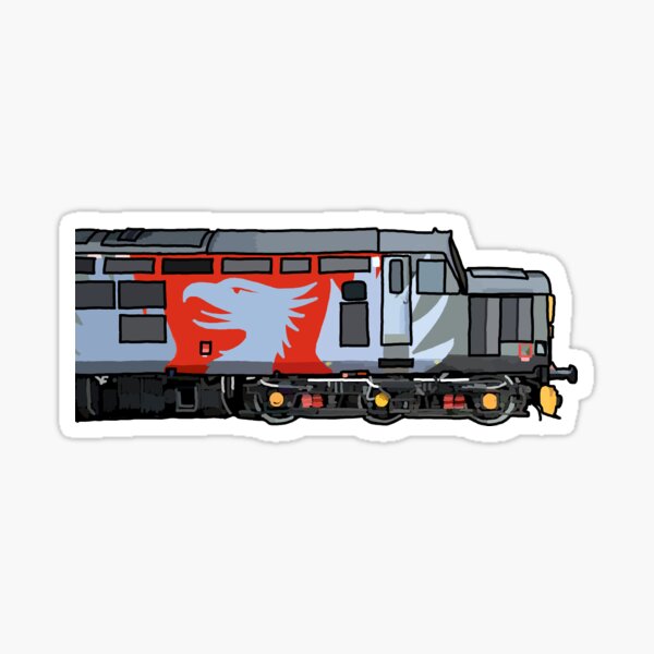 "Class 37 Locomotive Europheonix/ROG" Sticker for Sale by railtechnical ...