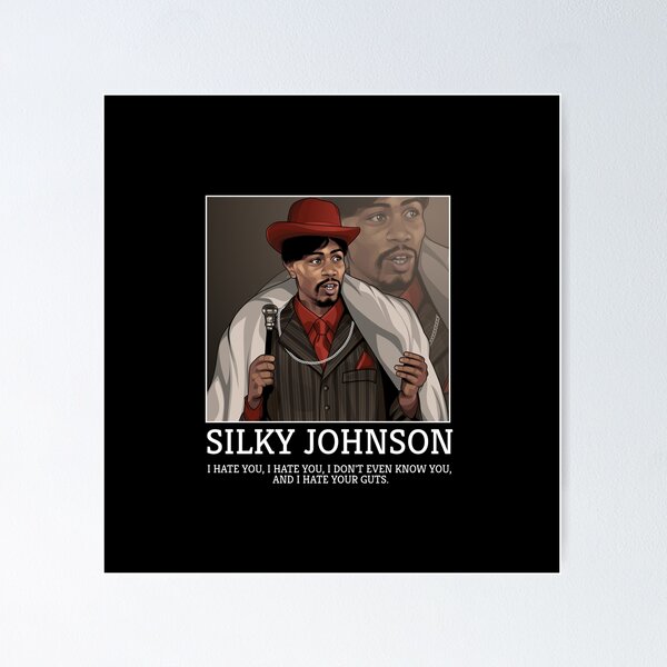 "Silky Johnson" Poster for Sale by Primotees | Redbubble