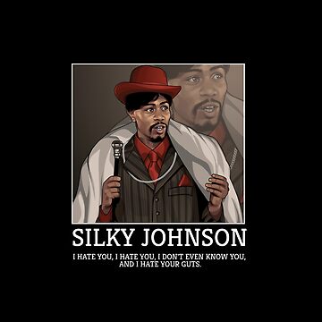 "Silky Johnson" Poster for Sale by Primotees | Redbubble