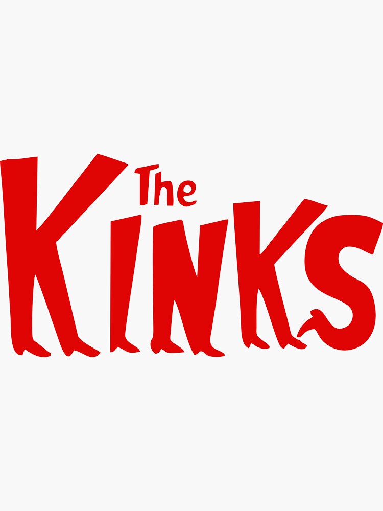 "Logo - The-Kinks" Sticker for Sale by ErinHoelscher | Redbubble