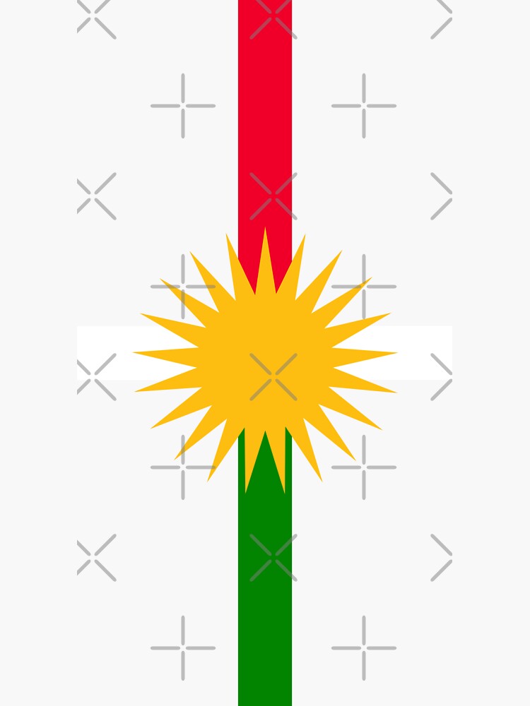 "KURDISTAN Flag " Sticker for Sale by KurdishShops | Redbubble