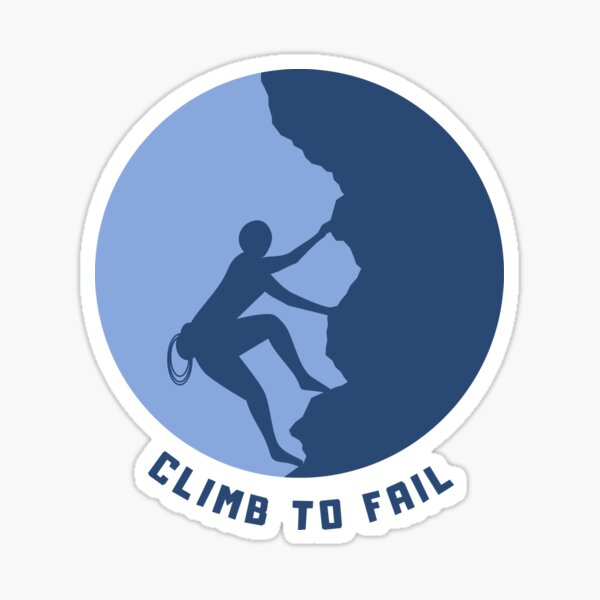 "Rock Climbing " Sticker for Sale by AWHoutdoors | Redbubble