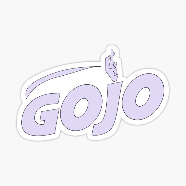 "Gojo Soap Logo Design" Sticker for Sale by SuperSaladtong | Redbubble