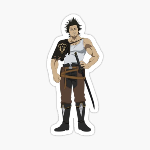 "Yami Sukehiro | Black Clover" Sticker for Sale by Medshop-art | Redbubble