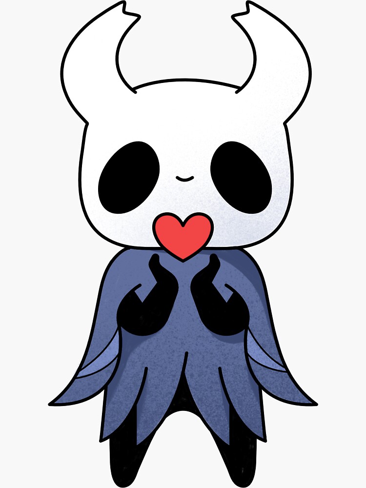"Cute hollow knight heart sticker" Sticker for Sale by asyleart | Redbubble