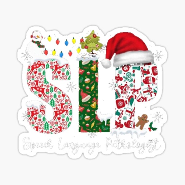 "SLP Christmas" Sticker for Sale by PianoCafe | Redbubble