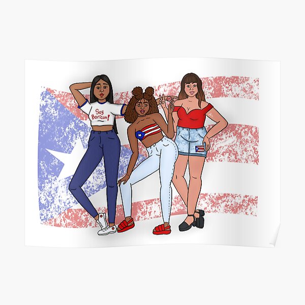 "Soy Boricua" Poster for Sale by JaiValArt | Redbubble