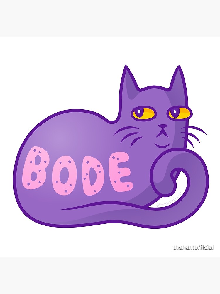 "Bode Cat" Poster for Sale by thehamofficial | Redbubble