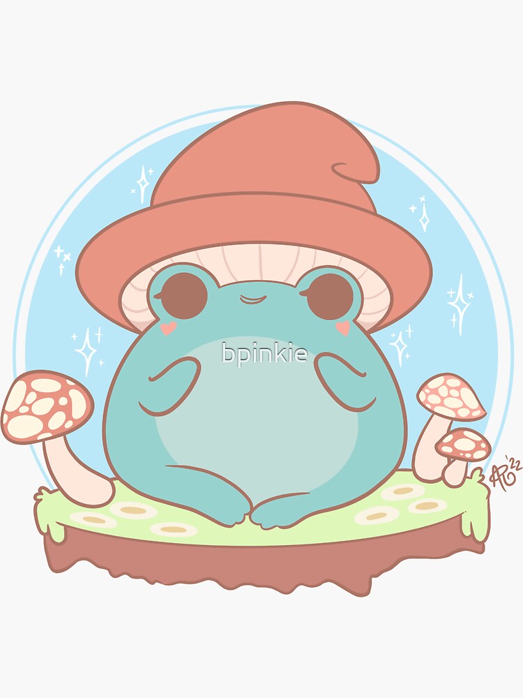 "Magic toad" Sticker for Sale by bpinkie | Redbubble