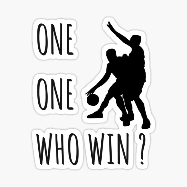 "One Against One Who Wins?" Sticker for Sale by DADY-SNAKE | Redbubble