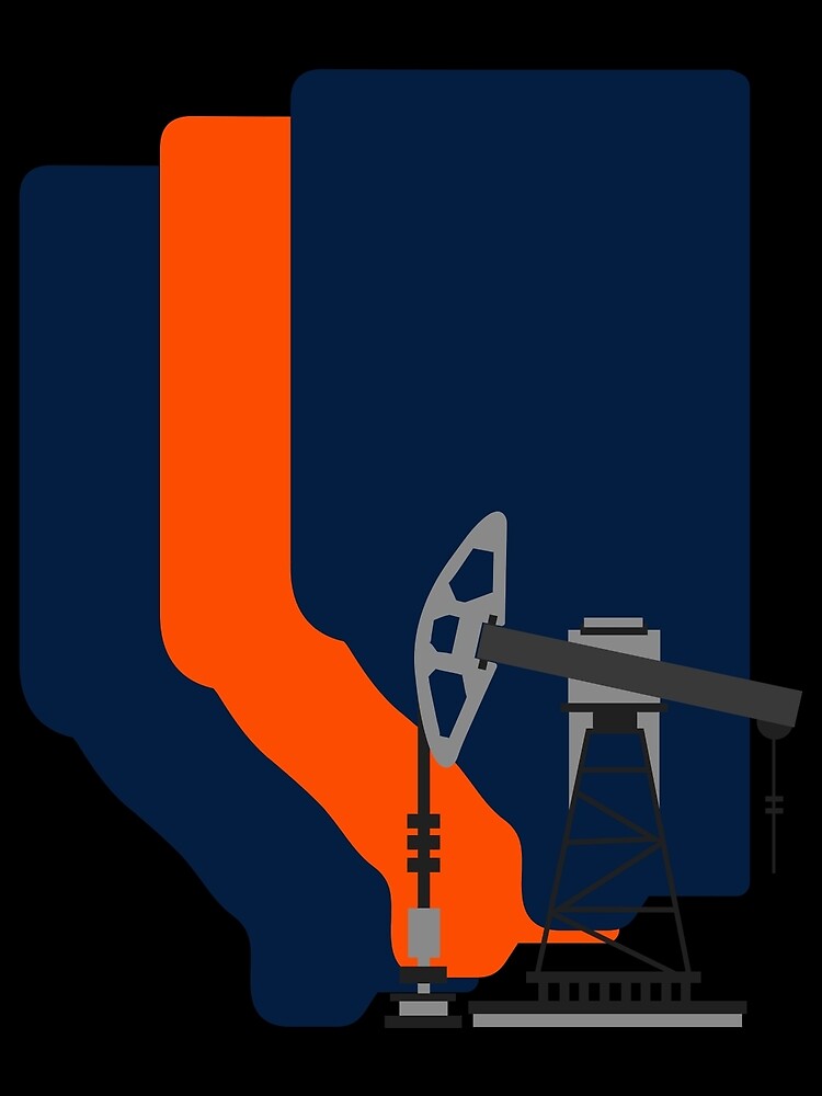 "Alberta Border, Oilers" Poster for Sale by LatterDaze | Redbubble