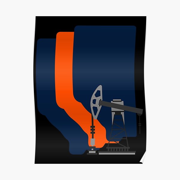 "Alberta Border, Oilers" Poster for Sale by LatterDaze | Redbubble
