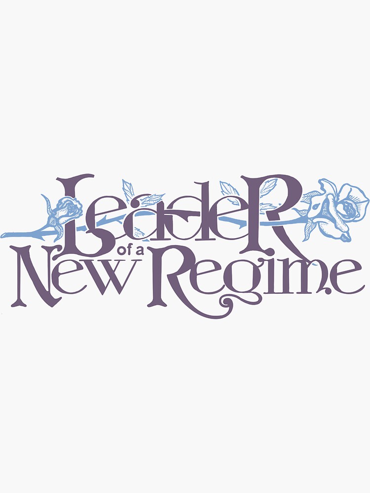 "Leader of a New Regime Logo" Sticker for Sale by annanich | Redbubble