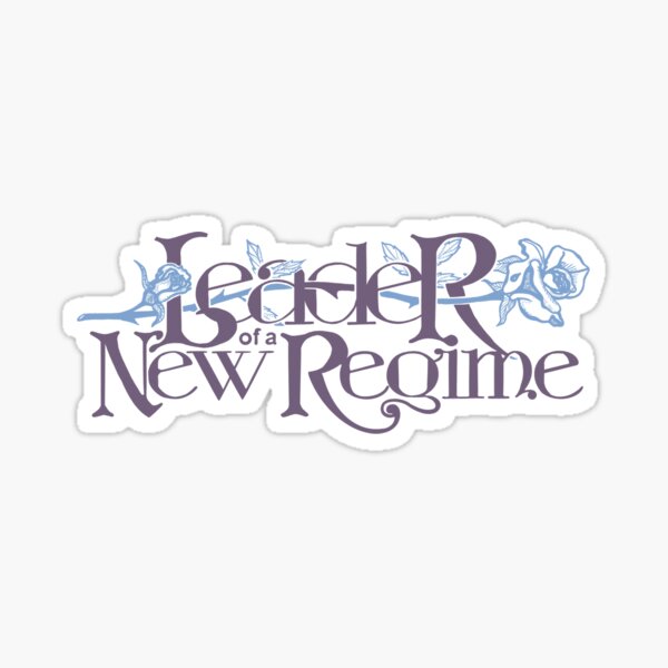 "Leader of a New Regime Logo" Sticker for Sale by annanich | Redbubble