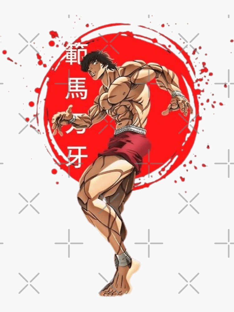 " Baki Hand Pose , Baki the Grappler , Baki Anime" Sticker for Sale by ...