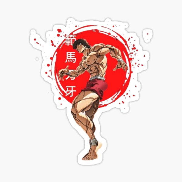 " Baki Hand Pose , Baki the Grappler , Baki Anime" Sticker for Sale by ...