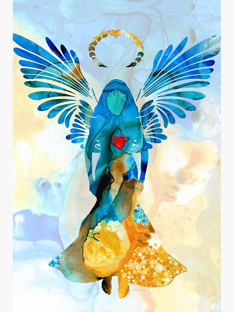 "Loving Angel Heavenly Art For Healing" Poster for Sale by ...