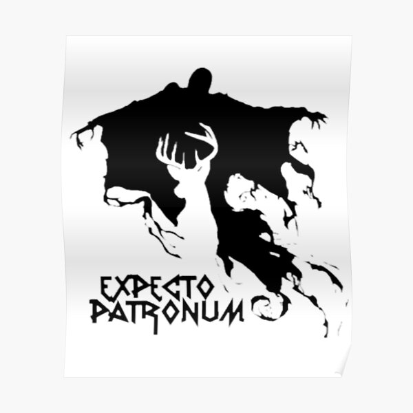 "Expecto Patronum-Silhouette" Poster von SilhouettesShop | Redbubble
