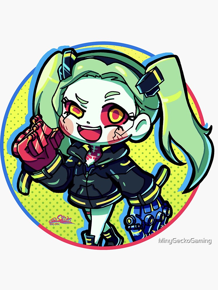 "Chibi Rebecca from Cyberpunk Edgerunners" Sticker for Sale by ...