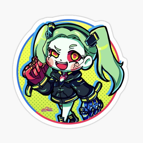 "Chibi Rebecca from Cyberpunk Edgerunners" Sticker for Sale by ...