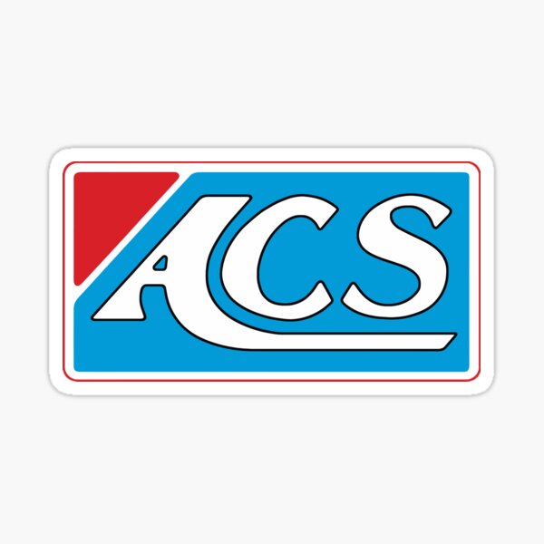 "ACS BMX 1987" Sticker for Sale by brocklarock | Redbubble