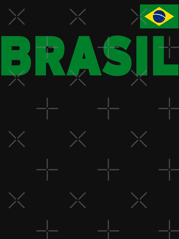 "Brazil National Team Brazilian Futbol Soccer Flag" T-shirt for Sale by ...