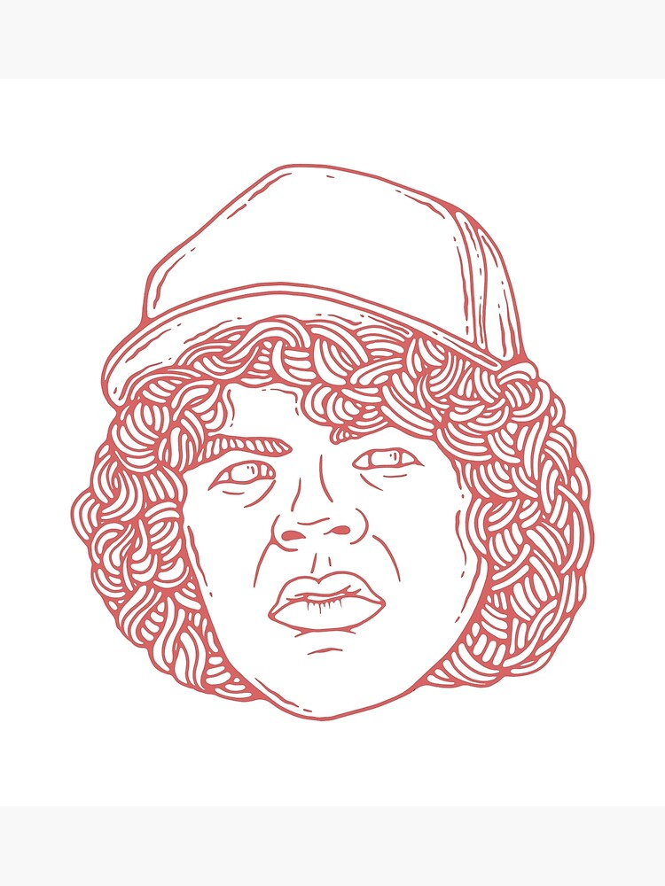"Dustin's outline" Poster for Sale by renatokolberg | Redbubble