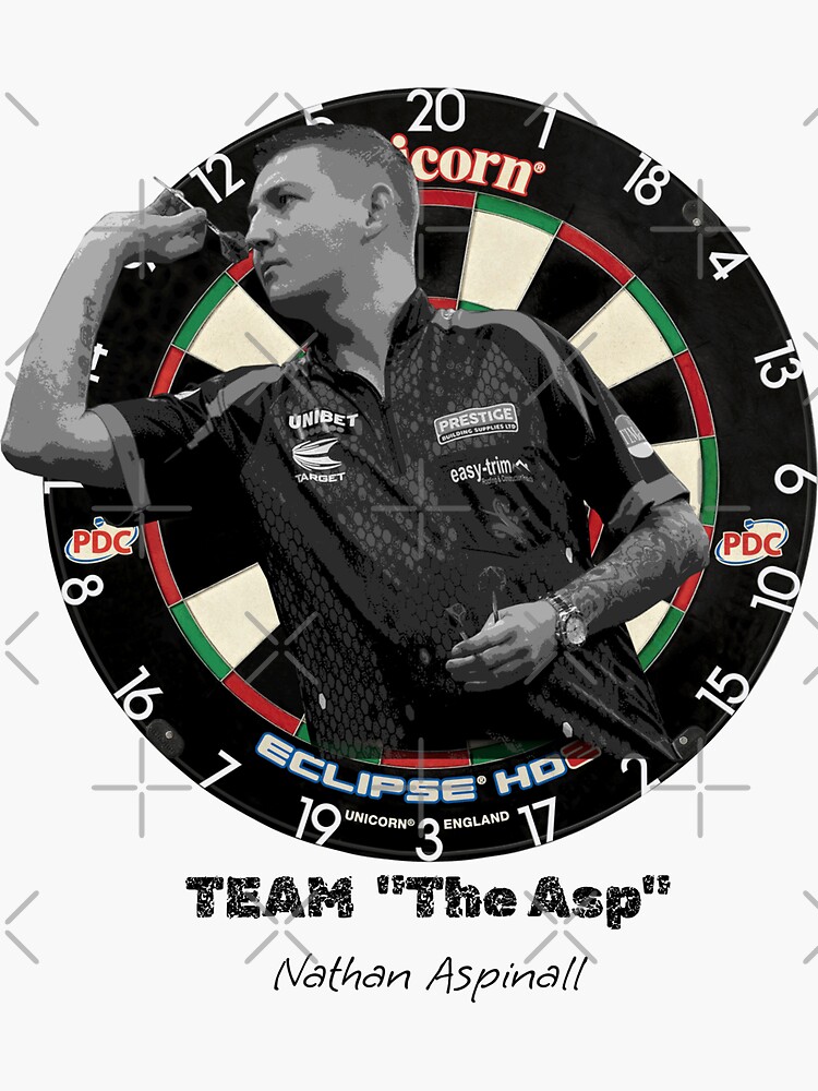 "Nathan Aspinall The Asp" Sticker for Sale by patoalex | Redbubble