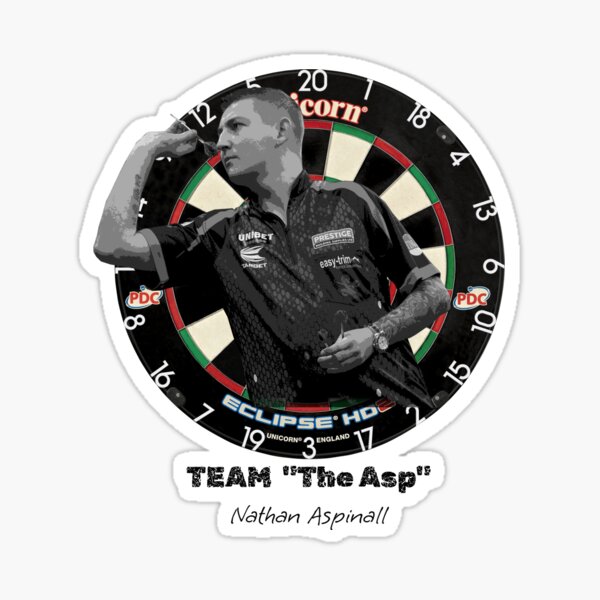"Nathan Aspinall The Asp" Sticker for Sale by patoalex | Redbubble