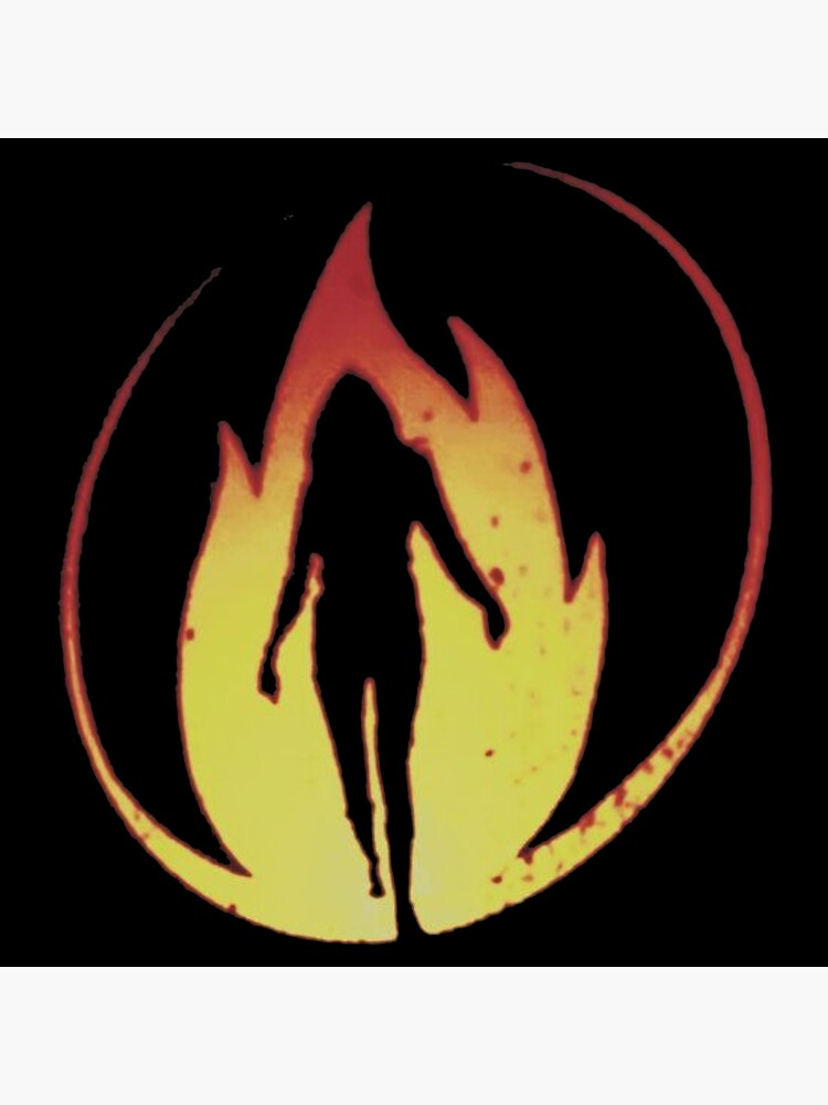 "fire walk logo" Art Print by shagil | Redbubble