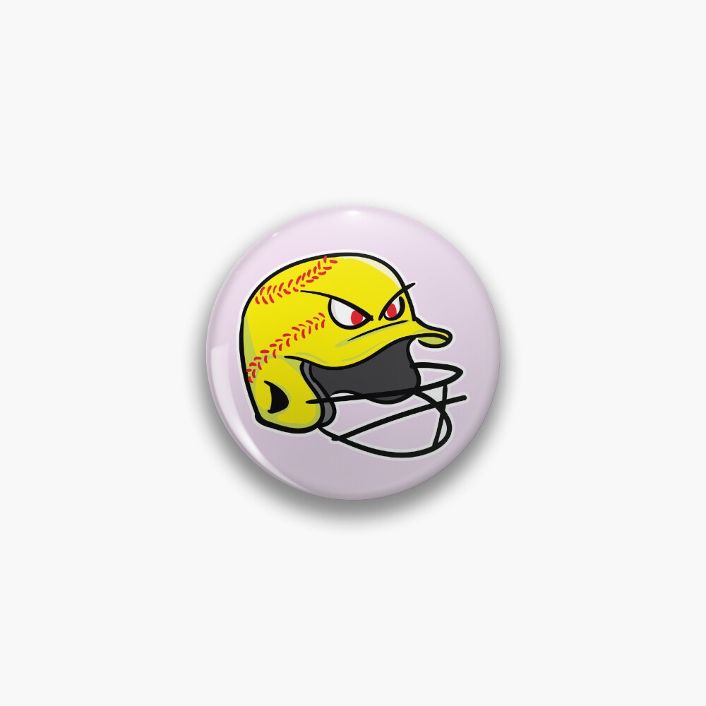 "Softball Helmet" Sticker for Sale by Sidebarstudio | Redbubble