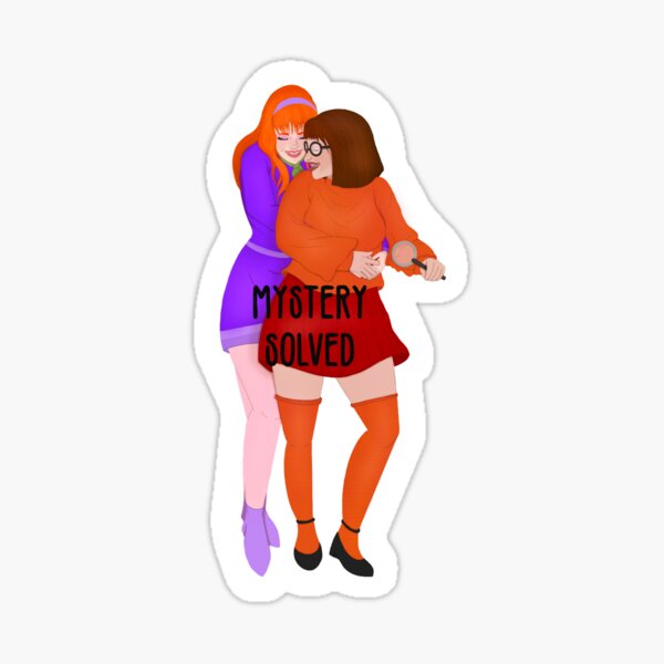 "Mystery Solved" Sticker for Sale by LyraQuinlan | Redbubble
