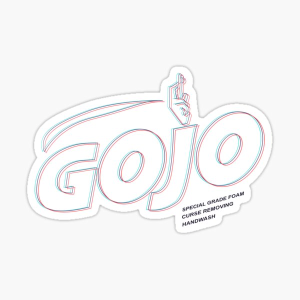 "Gojo Soap Logo Red+Blue" Sticker for Sale by SuperSaladtong | Redbubble