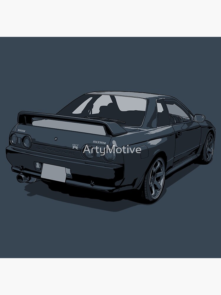 "Transparent Skyline R32 GTR (Cropped)" Poster for Sale by ArtyMotive ...