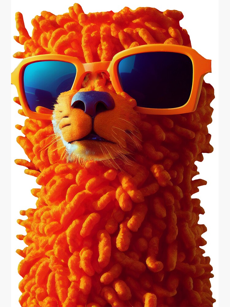 "The Real Chester Cheetah wears Ray-Ban" Art Board Print for Sale by ...