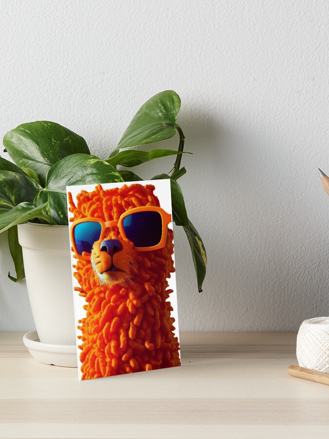 "The Real Chester Cheetah wears Ray-Ban" Art Board Print for Sale by ...