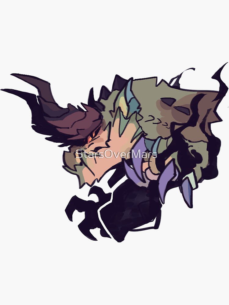 "Shagaru Magala" Sticker for Sale by StarsOverMars | Redbubble