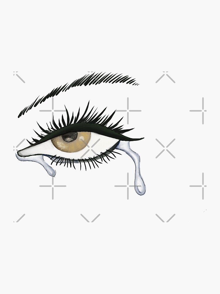"Haifa Wehbe eye tattoo" Sticker for Sale by aminastudio | Redbubble